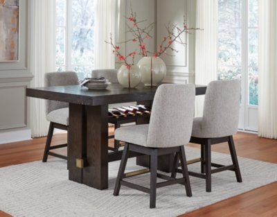 Click here for Burkhaus Counter Height Dining Table and 4 Barstoo... prices