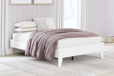 Click here for Hallityn Full Platform Bed  White prices