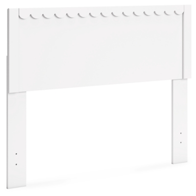Click here for Hallityn Full Panel Headboard  White prices