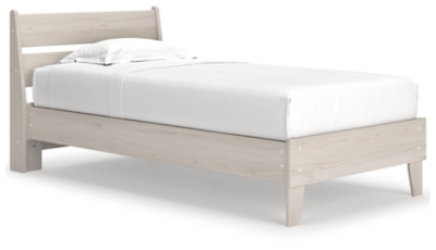 Click here for Socalle Twin Panel Platform Bed  Natural prices