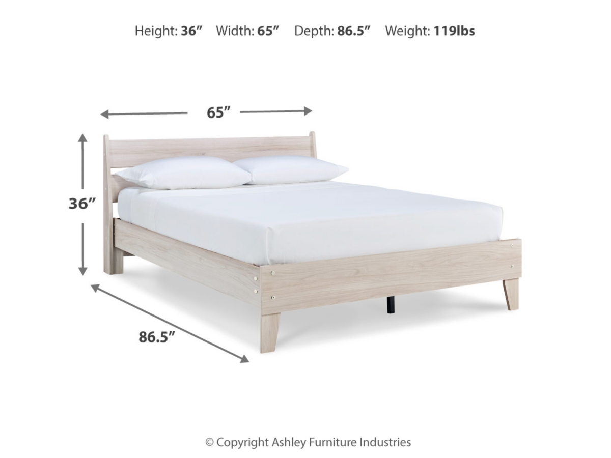 Ashley queen premium platform bed frame store