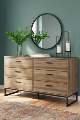Click here for Deanlow 6 Drawer Dresser  Honey prices