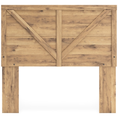 Click here for Larstin Full Crossbuck Panel Headboard  Tan Brown prices