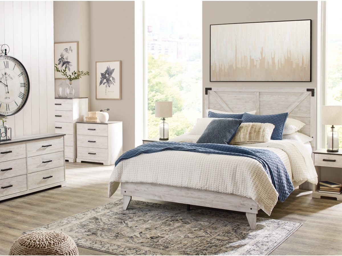 Ashley furniture platform bed with drawers store