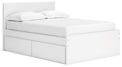 Click here for Onita Full Panel Platform Bed with 1 Side Storage... prices