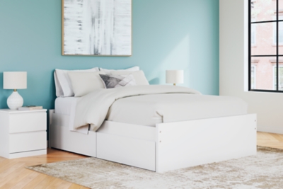 Click here for Onita Queen Platform Bed with 2 Side Storage  Whit... prices