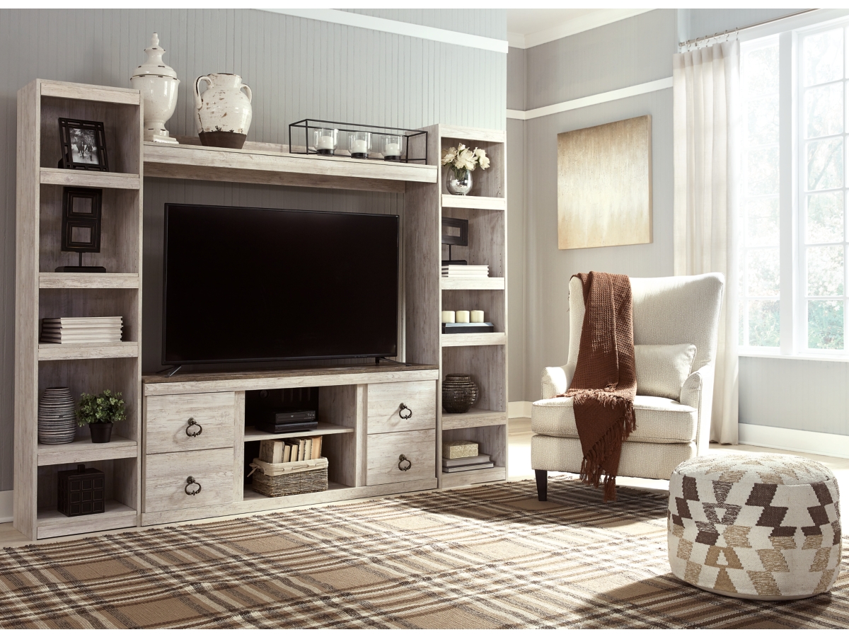 Ashley furniture white entertainment center store