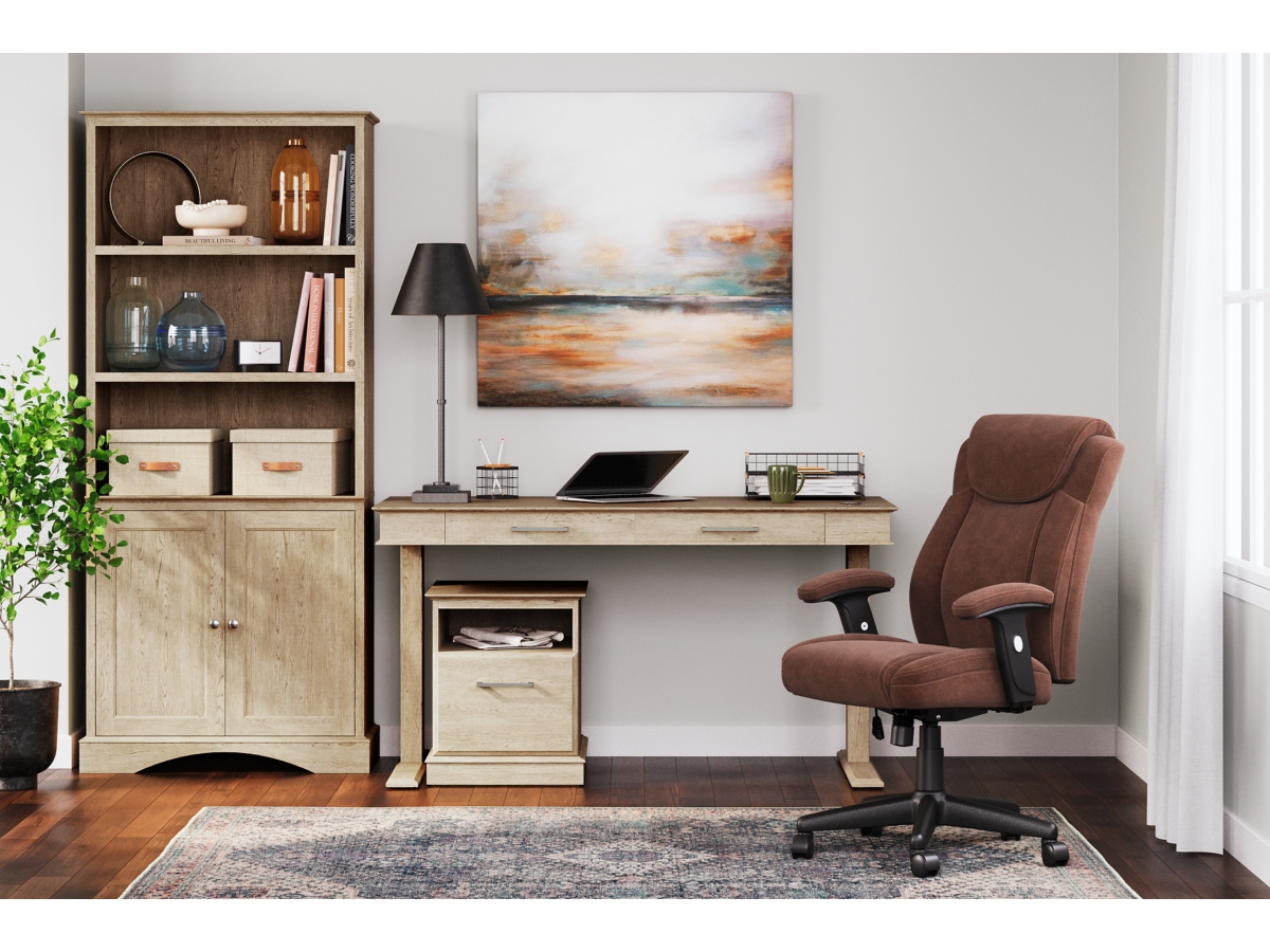 Elmferd 2 Drawer 53 Adjustable Height Desk Ashley