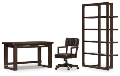 Click here for Breckington Home Office Desk with Chair and Storag... prices