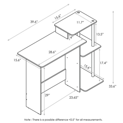 Efficient Laptop Notebook Computer Desk | Ashley Furniture HomeStore