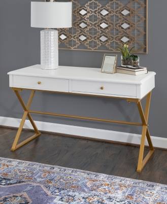 Click here for Henrick Campaign Desk  White prices