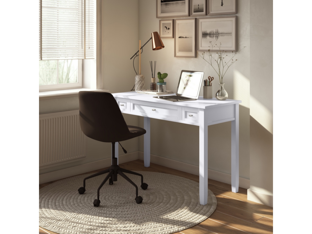 White shaker style desk store