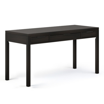 Hollander SOLID WOOD Contemporary 60 inch Wide Desk in Medium Saddle ...