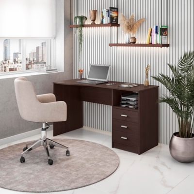 Click here for Techni Mobili Computer Desk with Drawers  Wenge prices