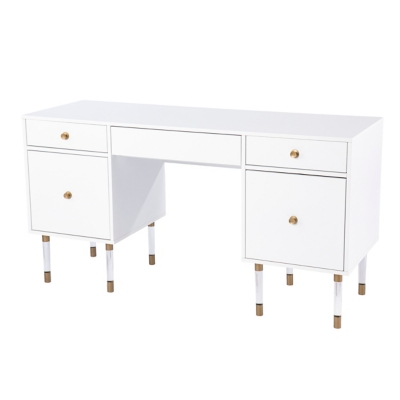 Southern Enterprises Furniture Holly & Martin Helston Writing Desk | Ashley
