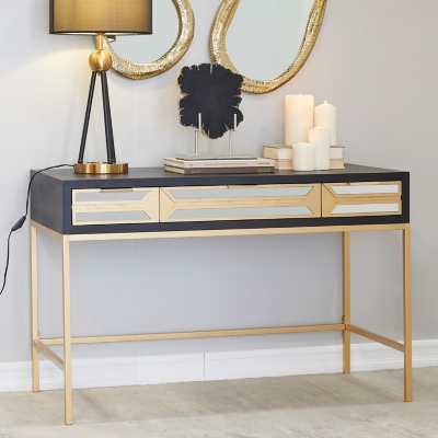 Click here for Bayberry Lane 46 Home Office Desk  Black prices