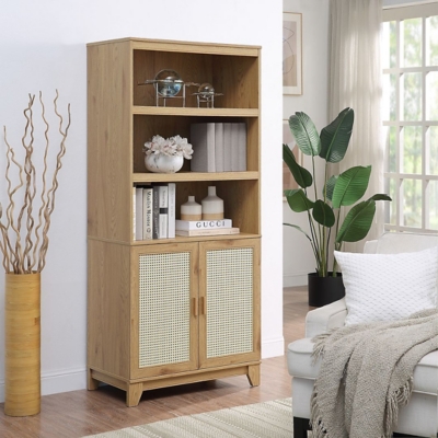 Click here for Sheridan Cane 71 Bookcase  Natural prices