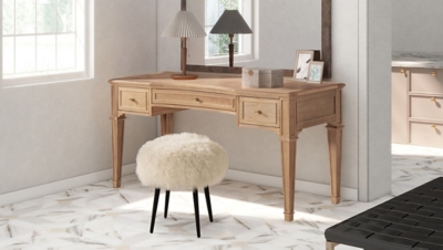 Click here for Dauphin 55 Executive Desk  Natural Brown prices