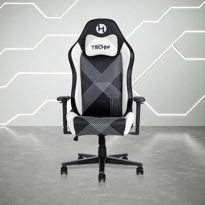 Click here for Techni Sport Comfort Edge Gaming Chair  Black/Whit... prices