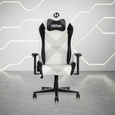 Click here for Techni Sport Comfort Edge Gaming Chair  White/Blac... prices