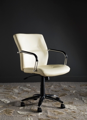 Click here for Safavieh Lysette Home Office Desk Chair  Cream prices