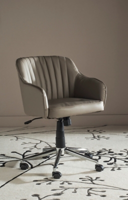 Click here for Safavieh Hilda Home Office Desk Chair  Gray prices