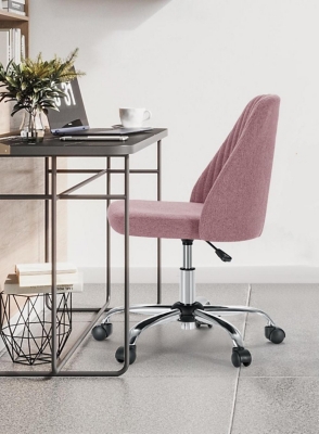 Click here for Dovelina Lexcy Armless Home Office Desk Chair  Pin... prices