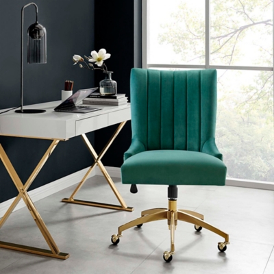 Modway Empower Velvet Home Office Desk Chair | Ashley
