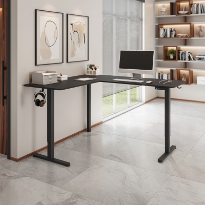 Click here for Techni Mobili 63 Home Office Desk  Black prices