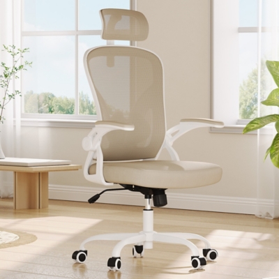 Click here for Dovelina Furnique 48 Home Office Desk Chair  Khaki prices