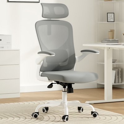 Click here for Dovelina Furnique 44 Home Office Desk Chair  Gray prices