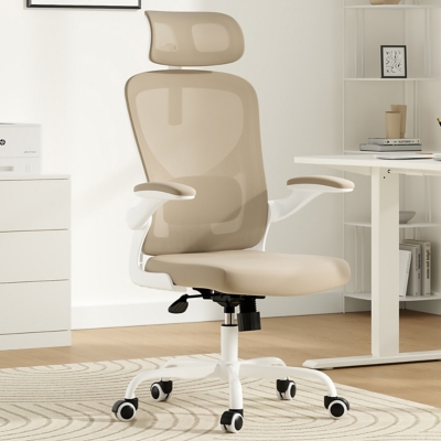 Click here for Dovelina Furnique 44 Home Office Desk Chair  Khaki prices