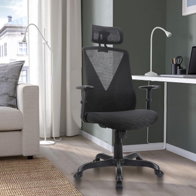 Click here for Dovelina Furnique 49 Home Office Desk Chair  Black prices
