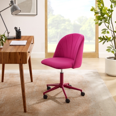 Click here for Linon Belle Home Office Desk Chair  Hot Pink prices