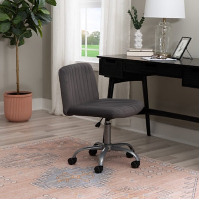 Click here for Linon Bobbi Home Office Desk Chair  Gray prices