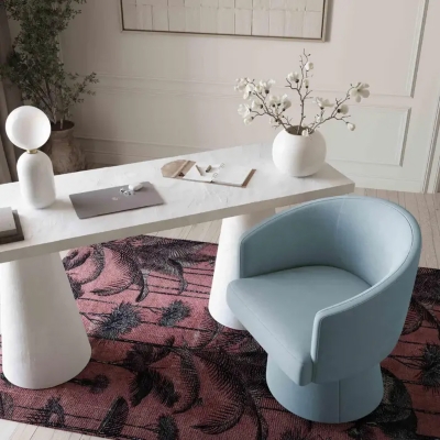 Click here for TOV Furniture Kristen Home Office Desk Chair  Blue prices