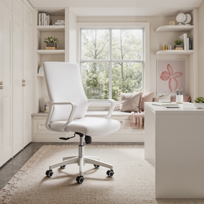 Click here for Erika Home ZUO Home Office Desk Chair  White prices