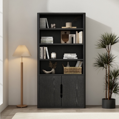 Click here for Manhattan Comfort Rivington 79 Bookcase  Black prices