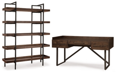 Click here for Starmore Home Office Desk and Storage  Brown prices