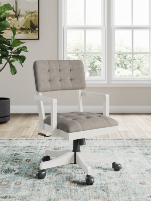 Click here for Robbinsdale Home Office Desk Chair  Antique White prices