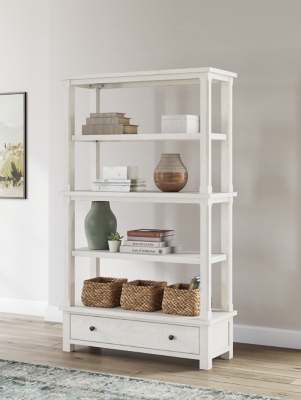 Click here for Robbinsdale 75 Bookcase  Antique White prices