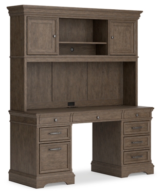 Janismore 8 Drawer Credenza with Hutch | Ashley