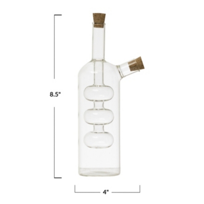 Click here for Creative Co-Op Hand-Blown Oil and Vinegar Cruet ... prices