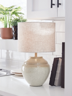 Click here for Waldish Table Lamp  Cream/Beige prices