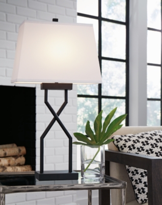 Click here for Brookthrone Table Lamp (Set of 2)  Black prices