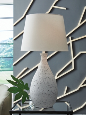 Click here for Wyattford Table Lamp  White/Black prices