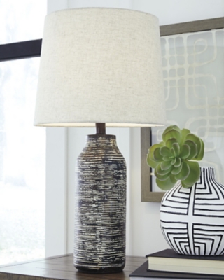 Click here for Mahima Table Lamp (Set of 2)  Black/White prices