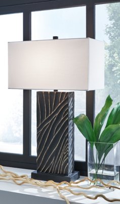 Click here for Bartlen Table Lamp  Black/Gold Finish prices
