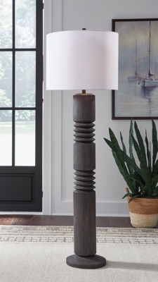 Click here for Fainwell Floor Lamp  Distressed Black prices