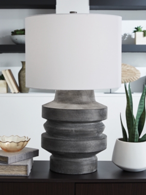 Click here for Wahida Table Lamp  Distressed Black prices